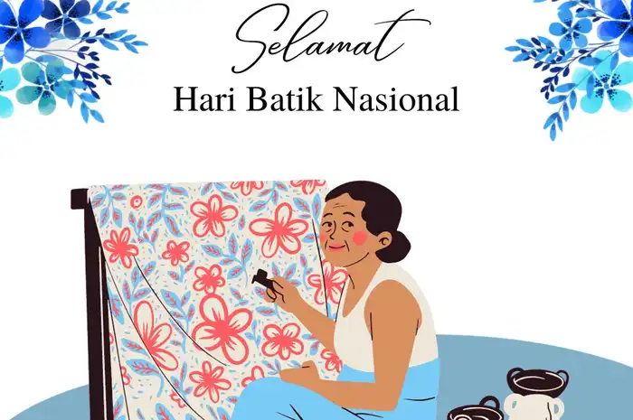 30 Gambar Hari Batik Nasional 2024 yang Indah, Gratis, dan Sesuai Tema - Sonora.id