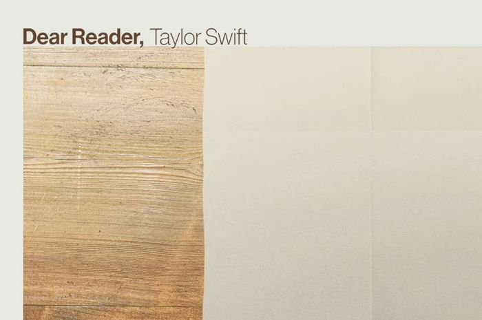 Lirik Lagu Dear Reader - Taylor Swift dan Terjemahan Bahasa Indonesia ...
