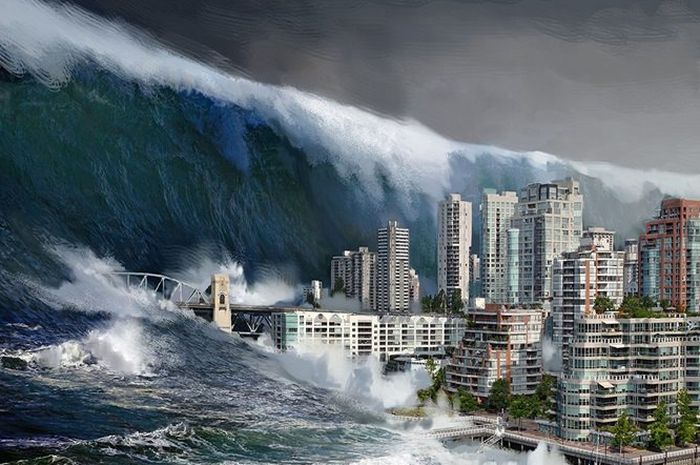 9 Tsunami Terbesar di Dunia, Salah Satunya di Aceh 2004 Lalu - Sonora.id