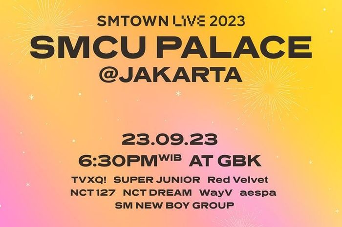 Harga Tiket dan Seat Plan Konser SMTOWN LIVE 2023 SMCU PALACE di Jakarta - Sonora.id